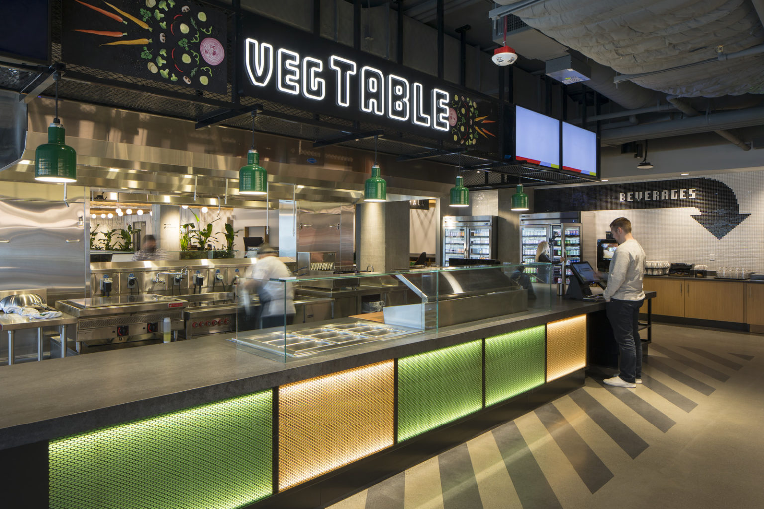 Urban Food Hall for High Tech Office - Bora